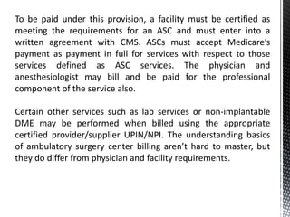 Understanding asc coding and billing | PPTX