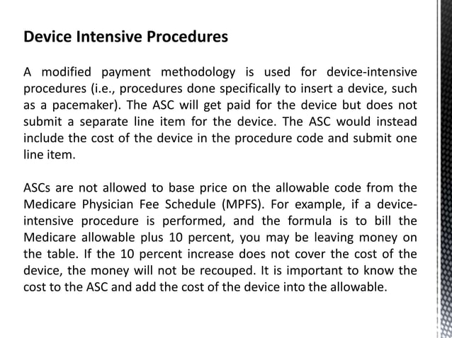 Understanding Asc Coding And Billing Ppt