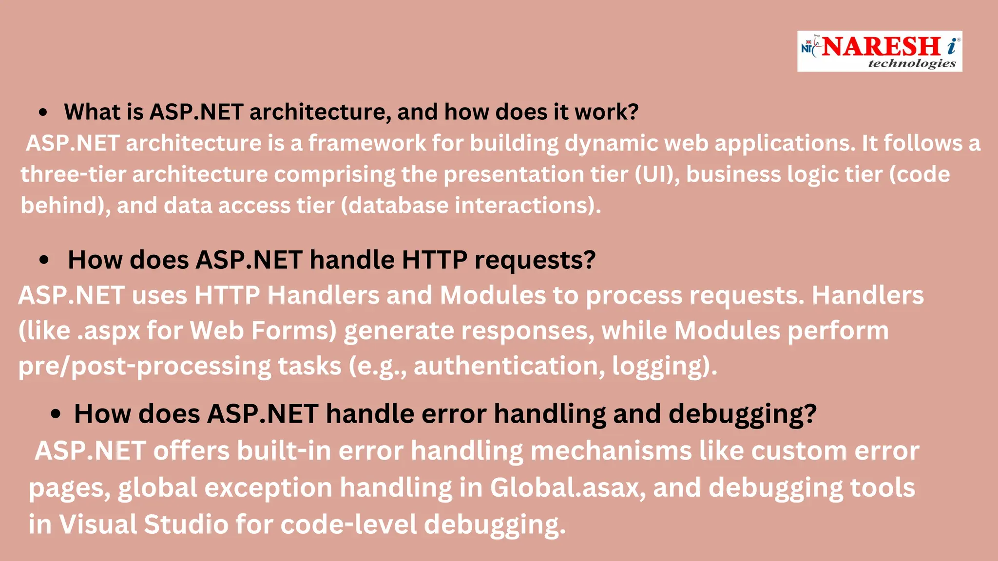 Understanding ASP.NET Architecture.pdf-NaresIT | PPT