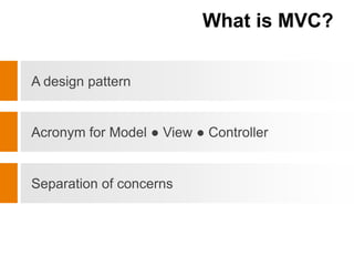 Understanding ASP.NET MVC | PPT