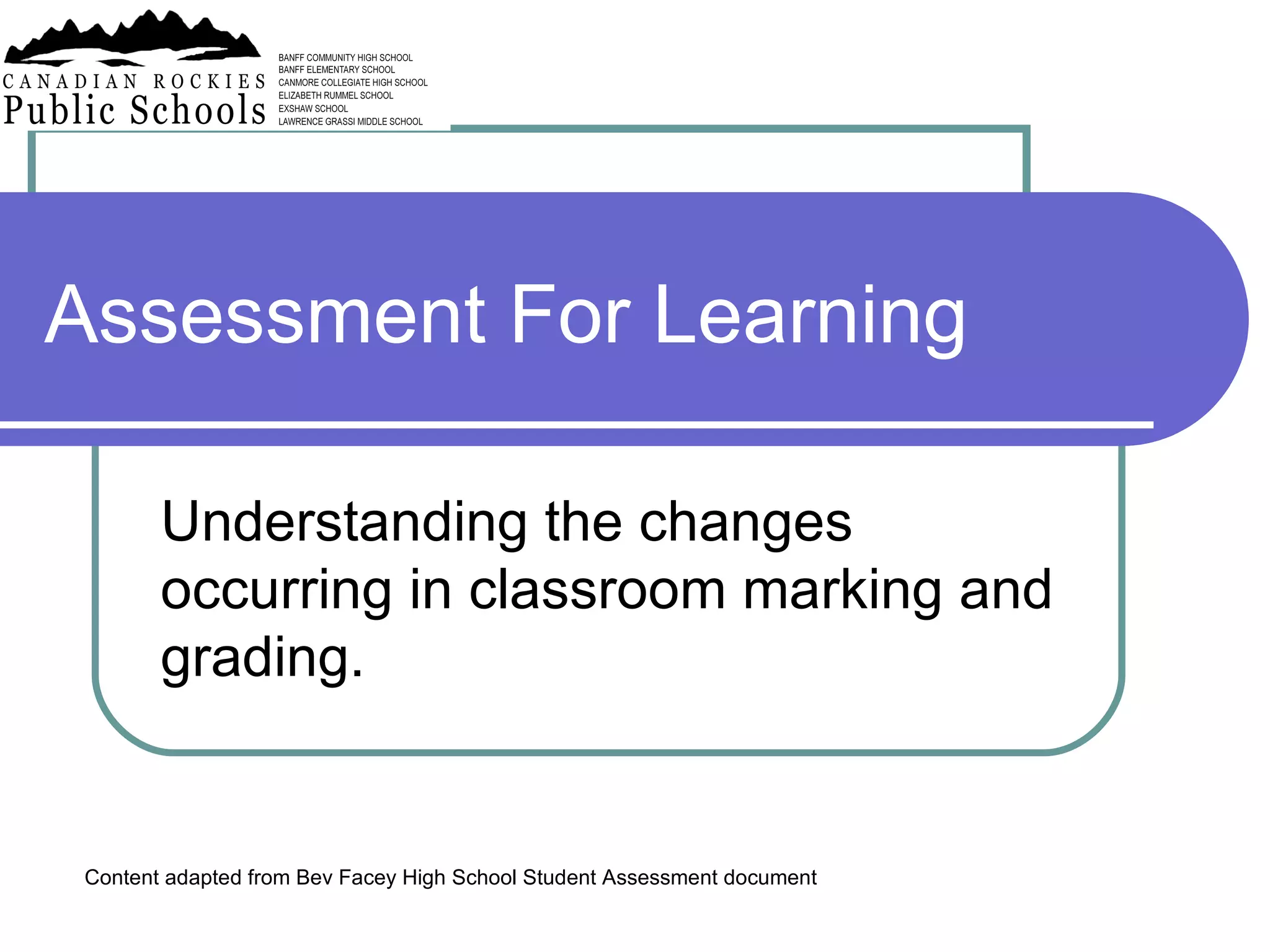 Understanding Assessment | PPT