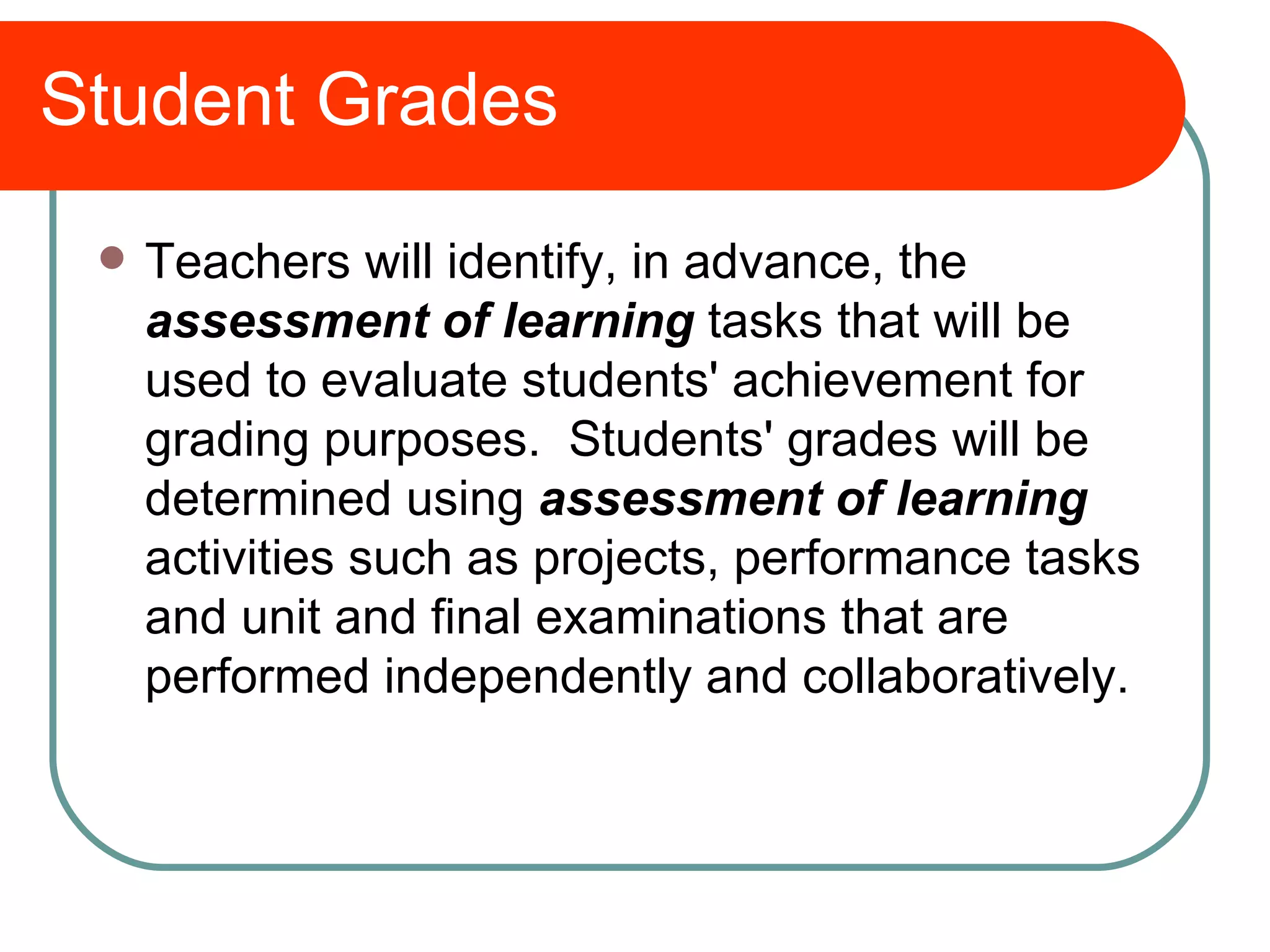 Understanding Assessment | PPT