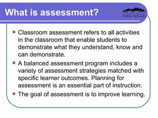 Understanding Assessment | PPT