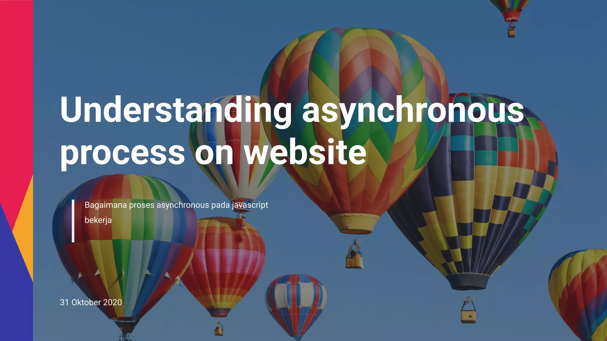 Understanding asynchronous process on website | PPT