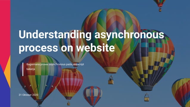 Understanding asynchronous process on website | PPT