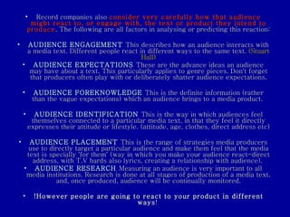 Understanding audiences and target audiences | PPT