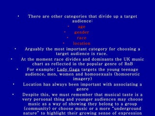 Understanding audiences and target audiences | PPT