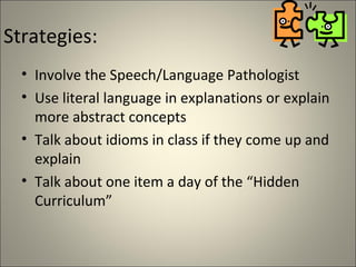 Understanding Autism And Meeting The Needs Of Our Students | PPT