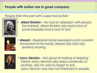 Understanding autism power point show | PPS