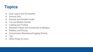 Understanding Auto Layout | PDF