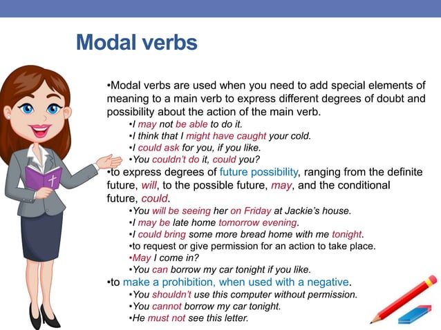 Understanding auxiliary and modal verbs | PPT