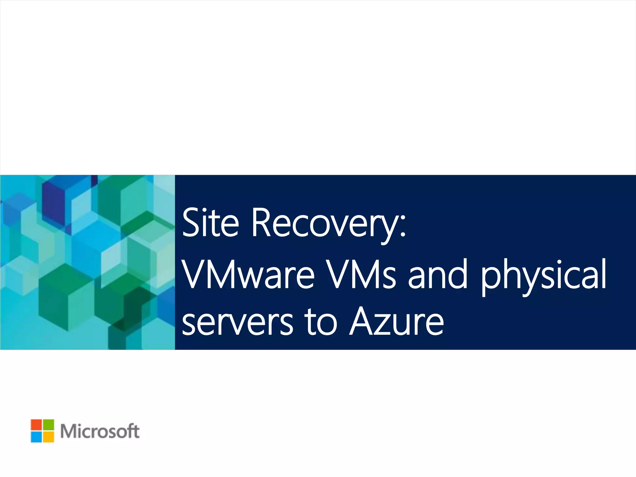 Understanding Azure Disaster Recovery | PPTX