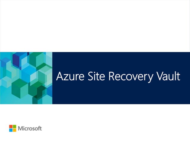 Understanding Azure Disaster Recovery | PPTX | Cloud Computing | Internet