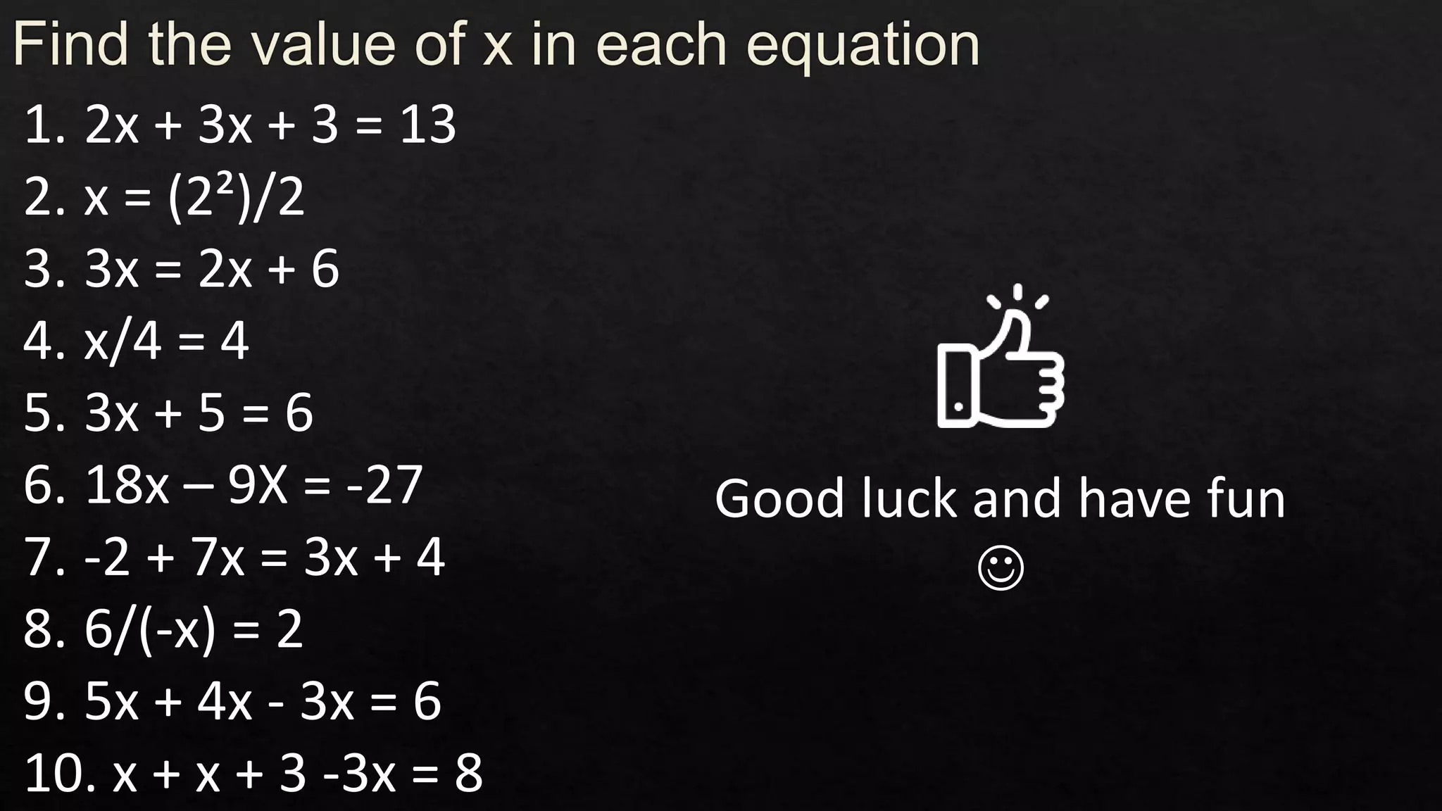 UNDERSTANDING BASIC ALGEBRA EASIEST WAY.pptx | Free Download