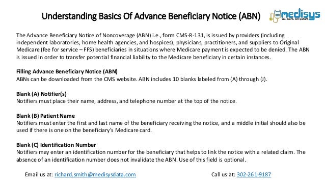 Understanding Basics Of Advance Beneficiary Notice (ABN).pptx