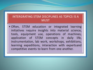 Understanding basics of STEM education | PPTX