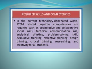 Understanding basics of STEM education | PPTX