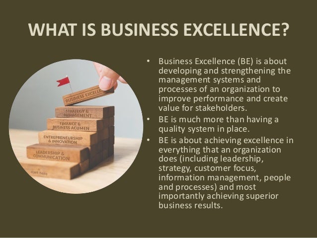 Understanding Business Excellence