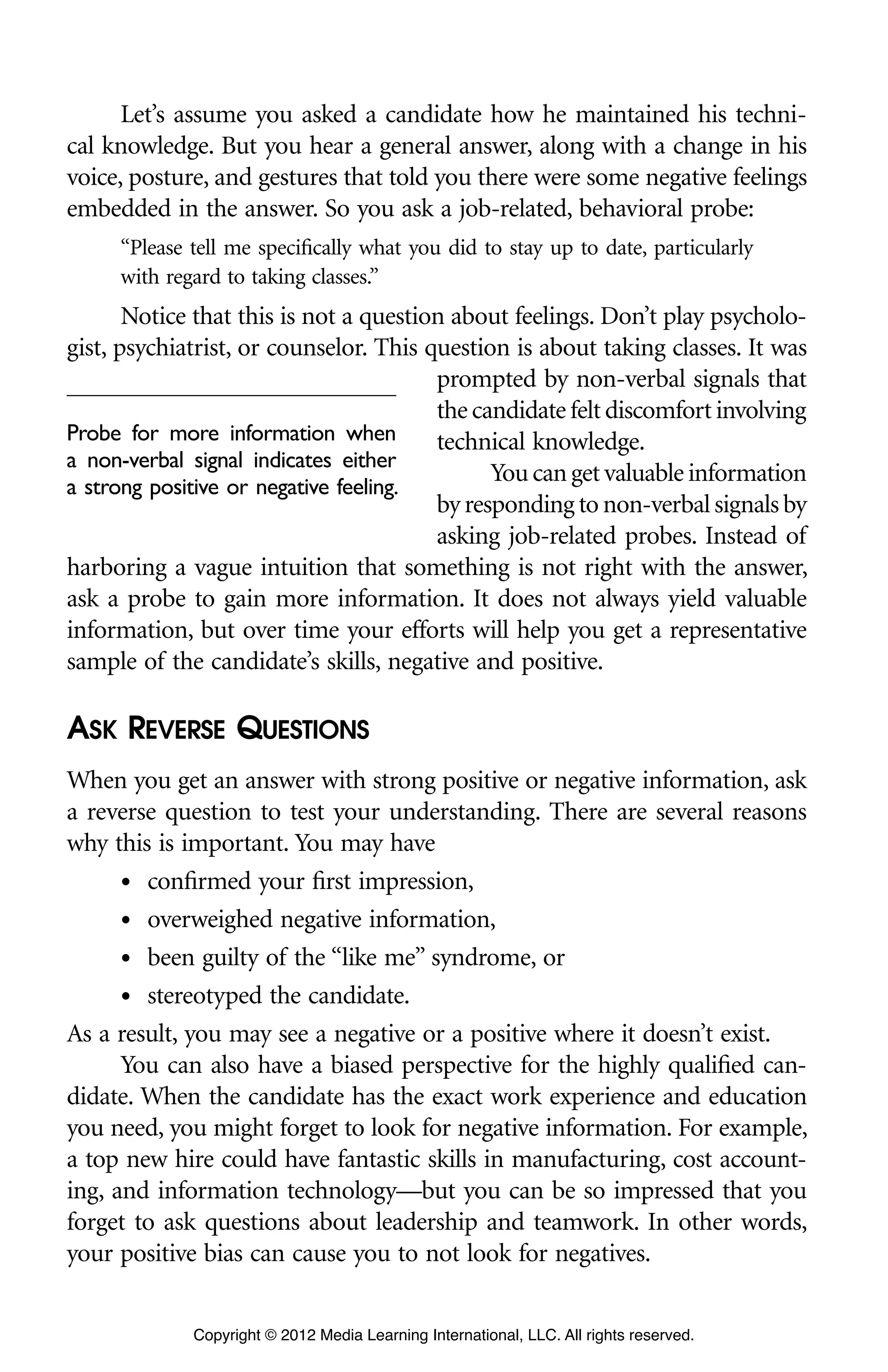 Understanding behavior-based interviewing by Paul C. Green, PhD | PDF