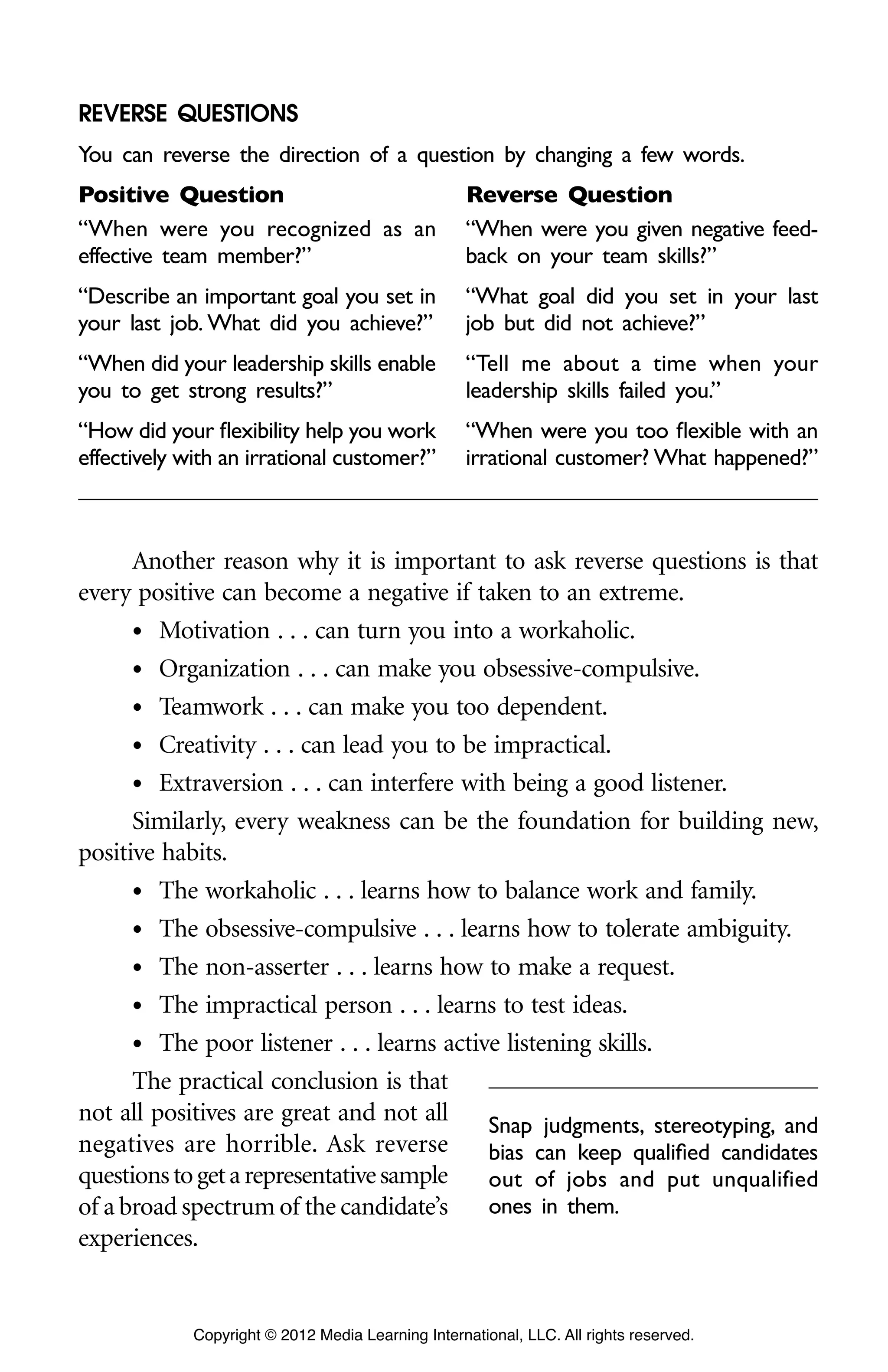 Understanding behavior-based interviewing by Paul C. Green, PhD | PDF