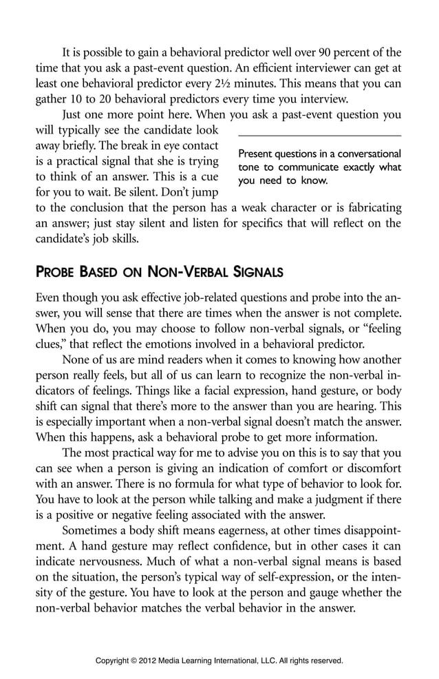 Understanding behavior-based interviewing by Paul C. Green, PhD | PDF | Resume Writing and ...