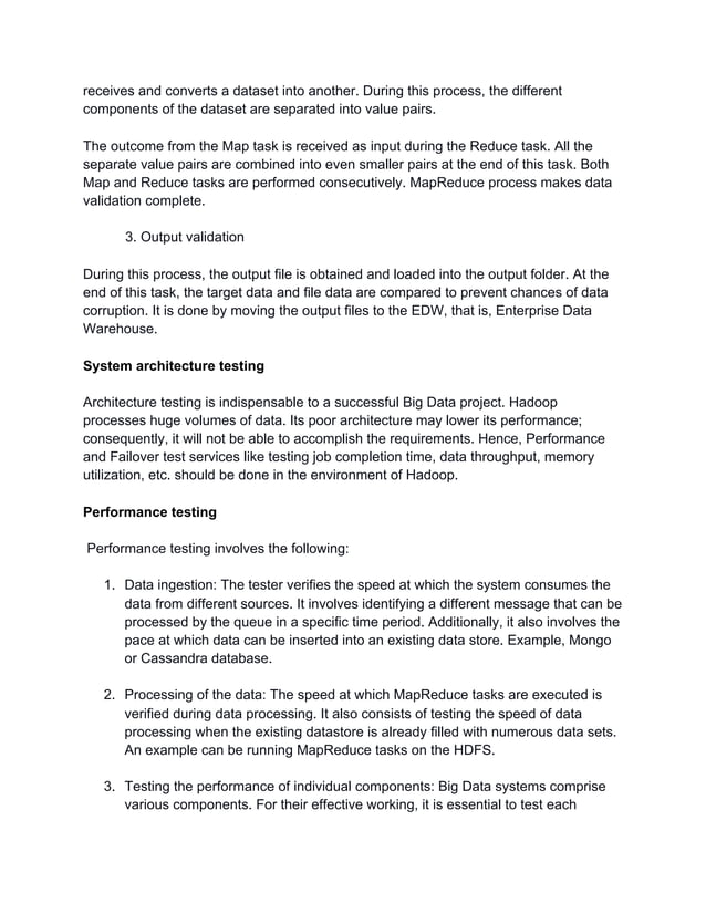 Understanding Big Data Testing Pdf