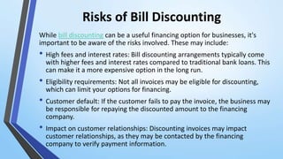 Understanding Bill Discounting: A Guide to Improving Cash Flow | PPTX