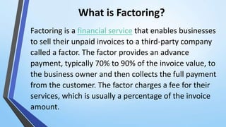 Understanding Bill Discounting and Factoring Services: A Comprehensive ...