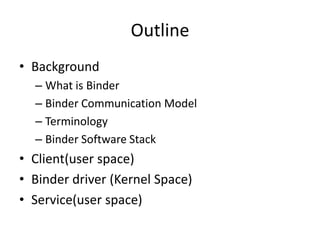 Understanding binder in android | PDF