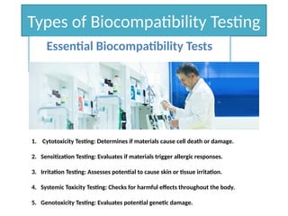 Understanding Biocompatibility Solutions | PPTX