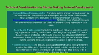 Understanding Bitcoin Staking Protocol Development A Guide for ...