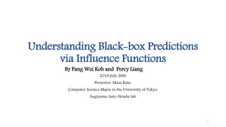 Koh_Liang_ICML2017 | PPTX