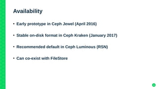 Understanding blue store, Ceph's new storage backend - Tim Serong, SUSE ...