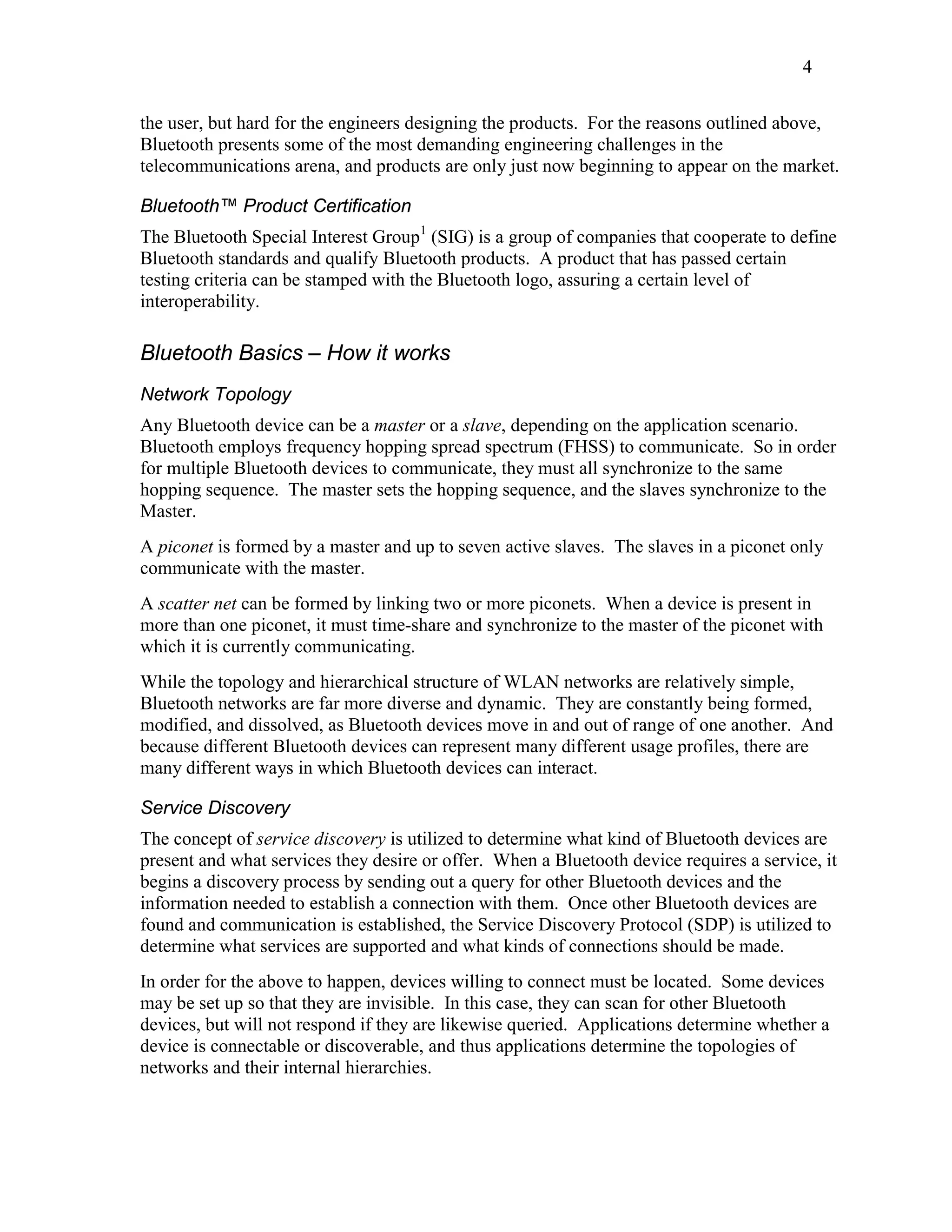 Understanding bluetooth | PDF | Computer Networking | Computing