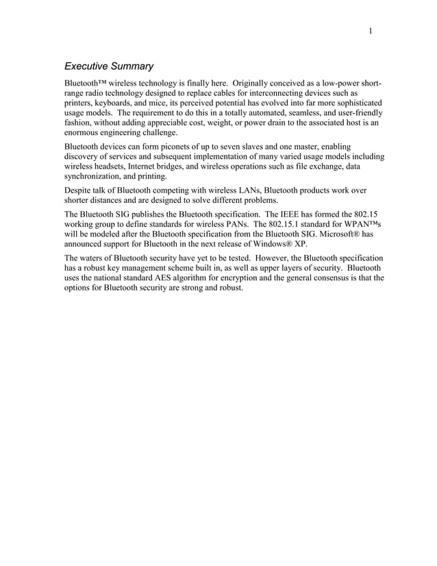 Understanding bluetooth | PDF | Computer Networking | Computing