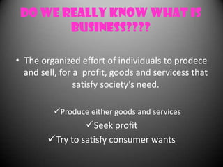 Understanding business fundamentals | PPTX