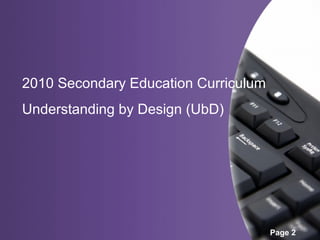 Understanding by design | PPT