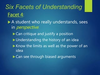 Understanding By Design | PPTX | Educational Assessment | Education