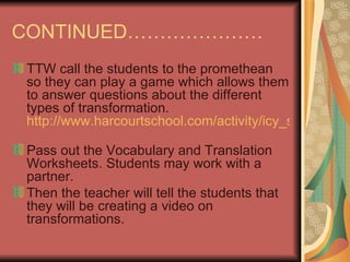 Understanding by design lesson plan pp | PPT