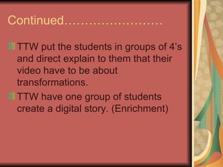 Understanding by design lesson plan pp | PPT