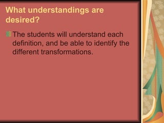 Understanding by design lesson plan pp | PPT