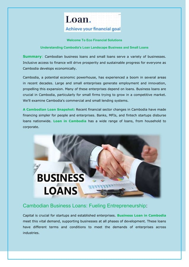 Understanding Cambodia's Loan Landscape Business and Small Loans.pdf
