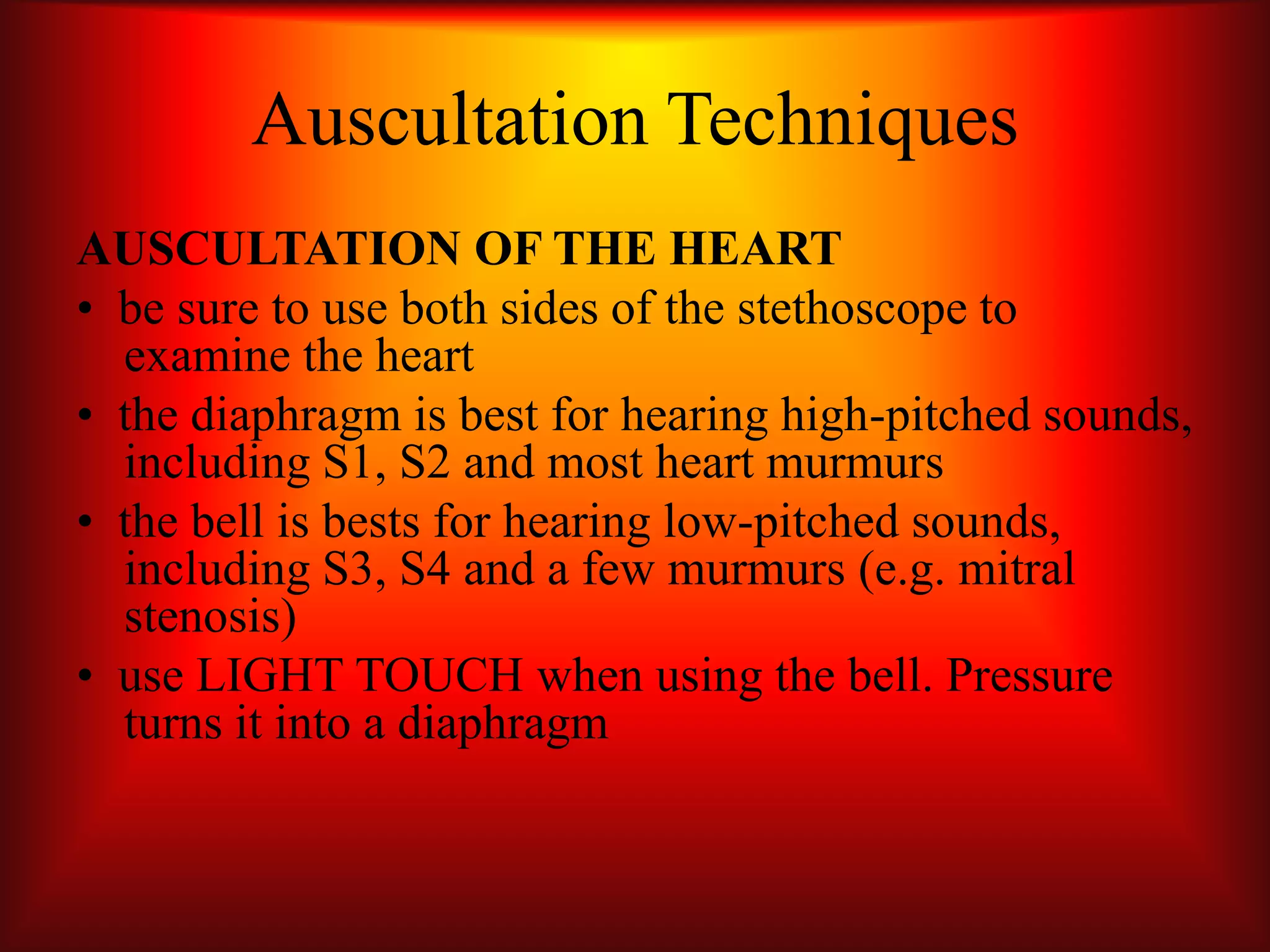 Understanding Cardiac Auscultation | PPTX