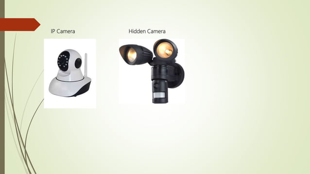 CCTV Security Cameras - Basics | PPTX