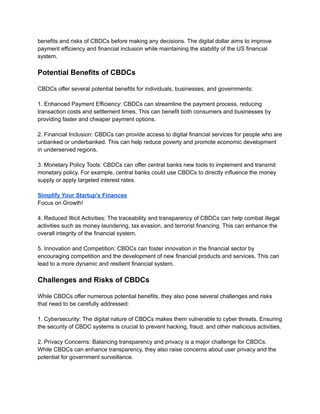 Understanding Central Bank Digital Currencies (CBDCs)- The Future Of ...