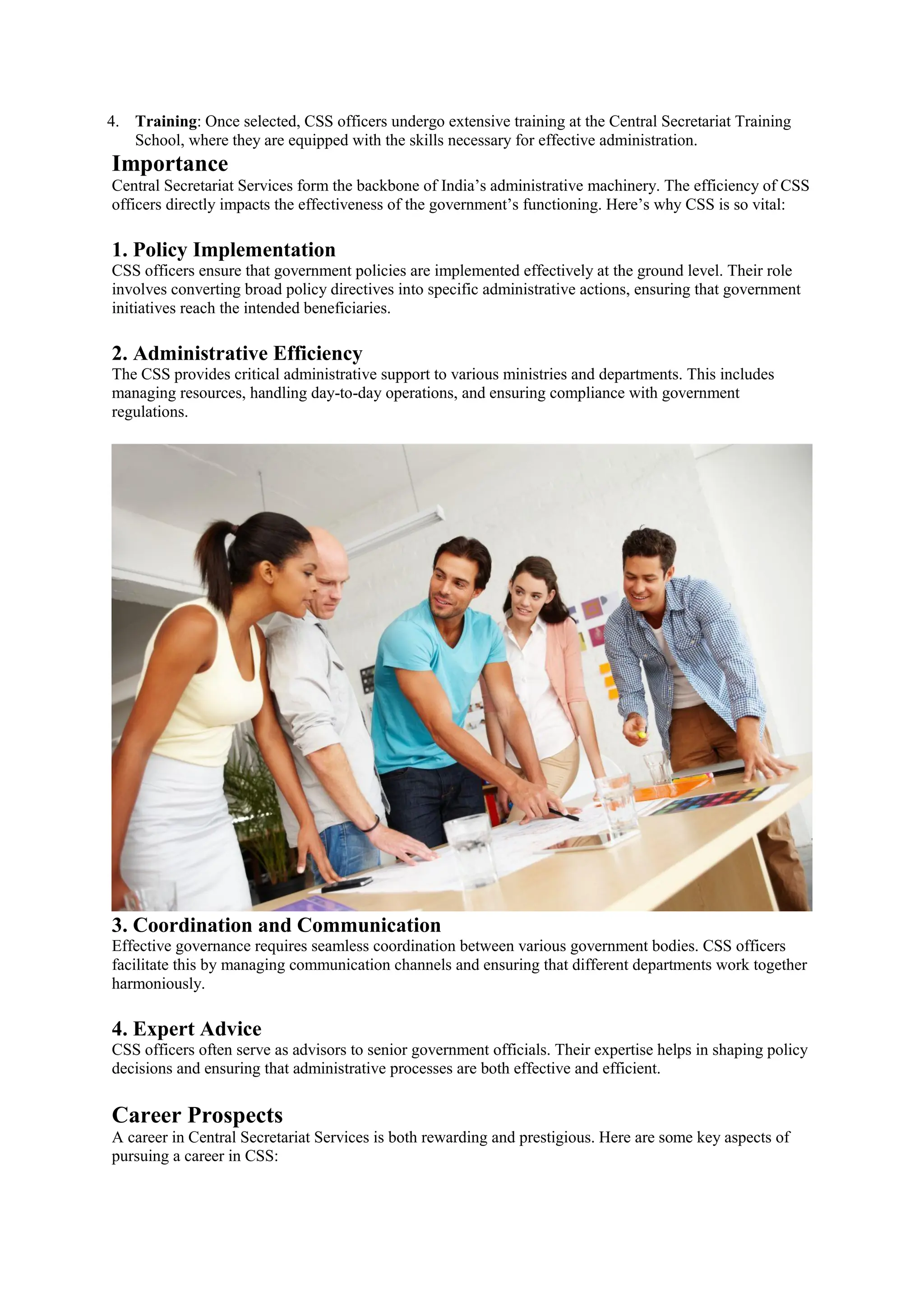 Understanding Central Secretariat Services: A Comprehensive Guide for ...