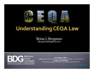 Understanding CEQA Law | PDF