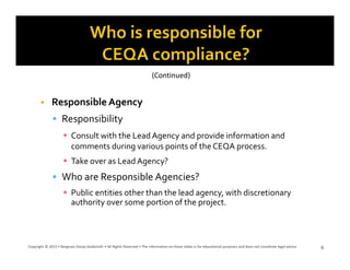 Understanding CEQA Law | PDF