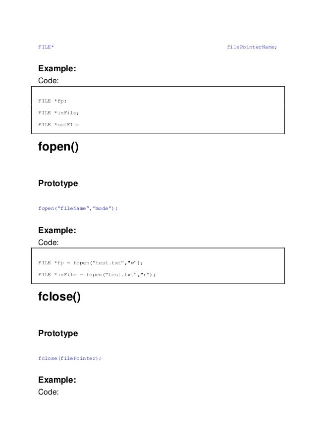 Understanding C File Handling Functions With Examples