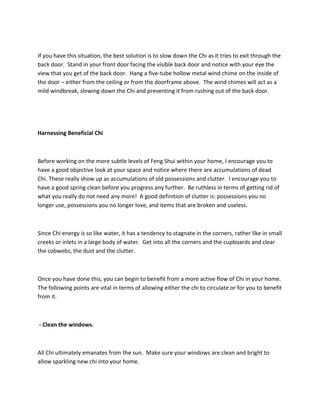 Understanding Chi Energy | DOCX